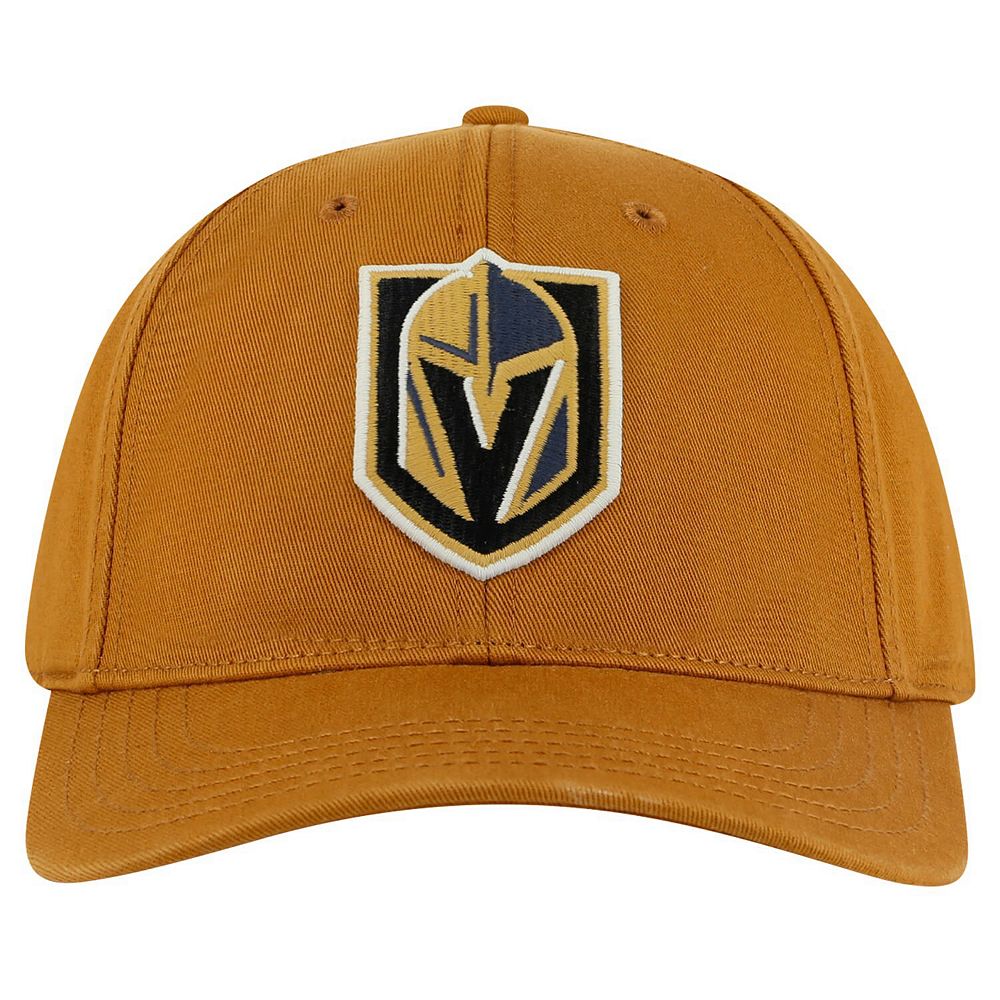 Men's American Needle Tan Vegas Golden Knights Hepcat Washed Twill ...