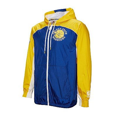 Men's Mitchell & Ness Royal Golden State Warriors Hardwood Classics Big ...