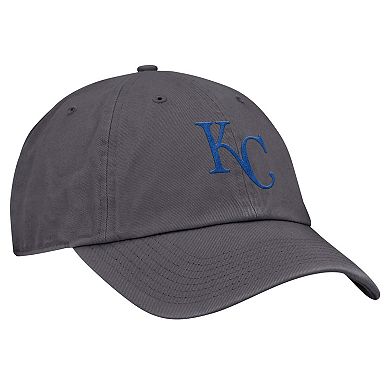 Men's Nike Gray Kansas City Royals Club Adjustable Hat