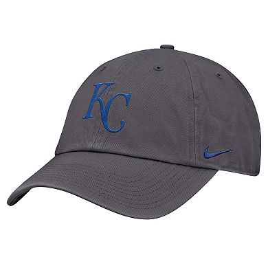 Men's Nike Gray Kansas City Royals Club Adjustable Hat