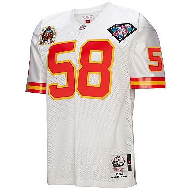 Men's Mitchell & Ness Derrick Thomas White Kansas City Chiefs 1994 ...
