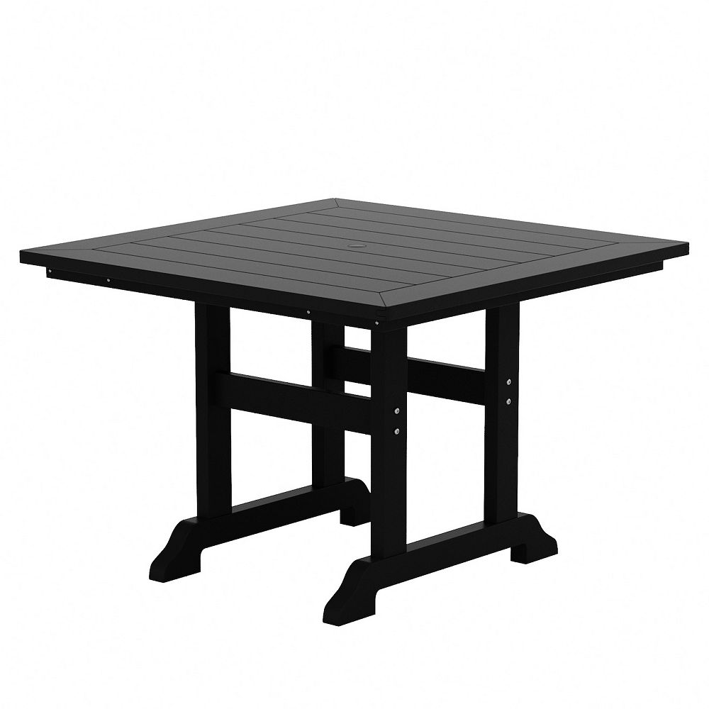 Westintrends 43" Outdoor/patio Square Dining Table