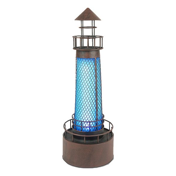 Gerson Solar Powered Lighthouse Garden Light