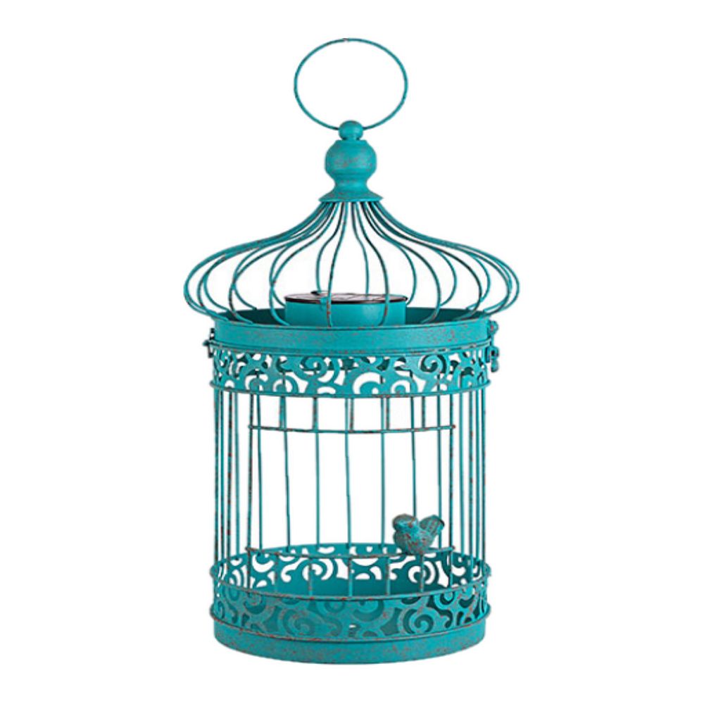 Gerson Solar Powered Birdcage Garden Light