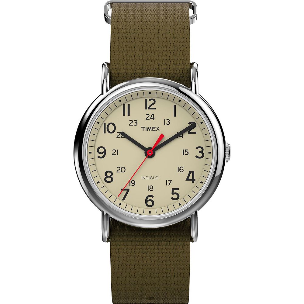 Timex® Unisex Weekender Fabric Strap Watch - T2N651JT
