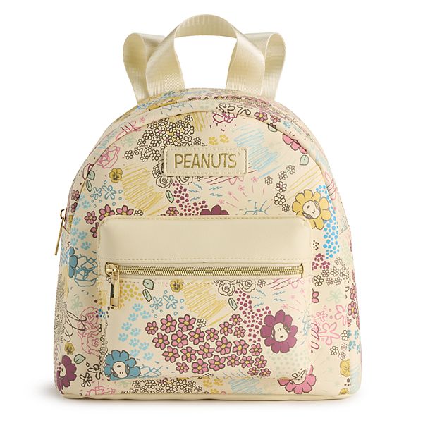 Peanuts Snoopy Cottage Floral Spring All Over Print Mini Backpack