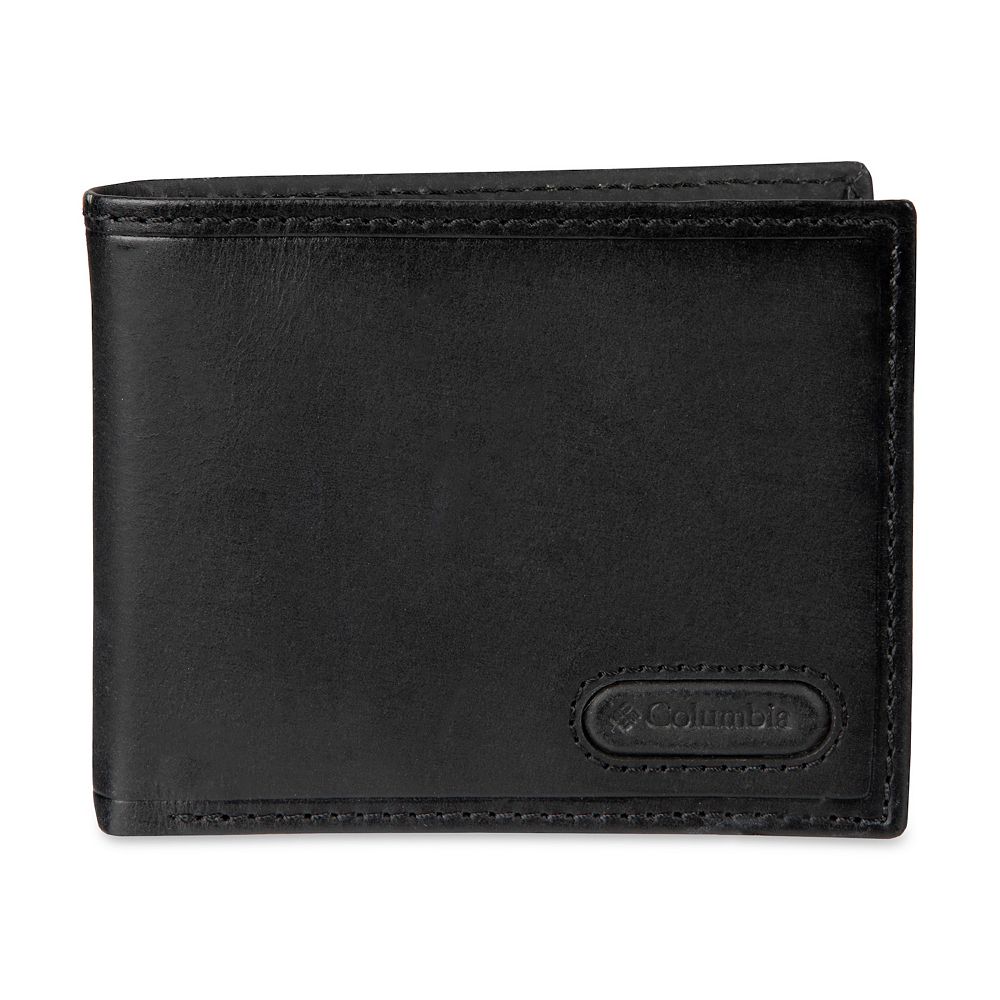 Men's Columbia RFID Extra Capacity Leather Bifold Wallet