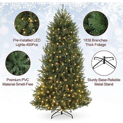 Christmas Trees Pre Lit Kohls White Pre Lit Christmas Trees | Kohl's