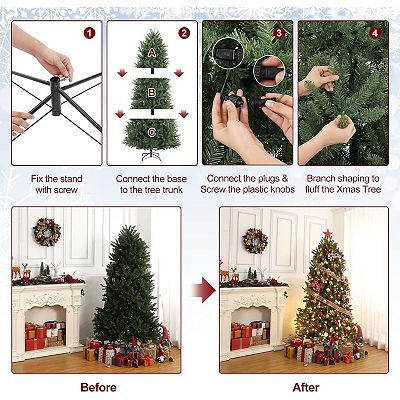 Christmas Trees Pre Lit Kohls White Pre Lit Christmas Trees | Kohl's