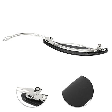 Classic Oval Hair Clips Hairdo Clips For Women 4.13"x0.87"x0.71" 1 Pc