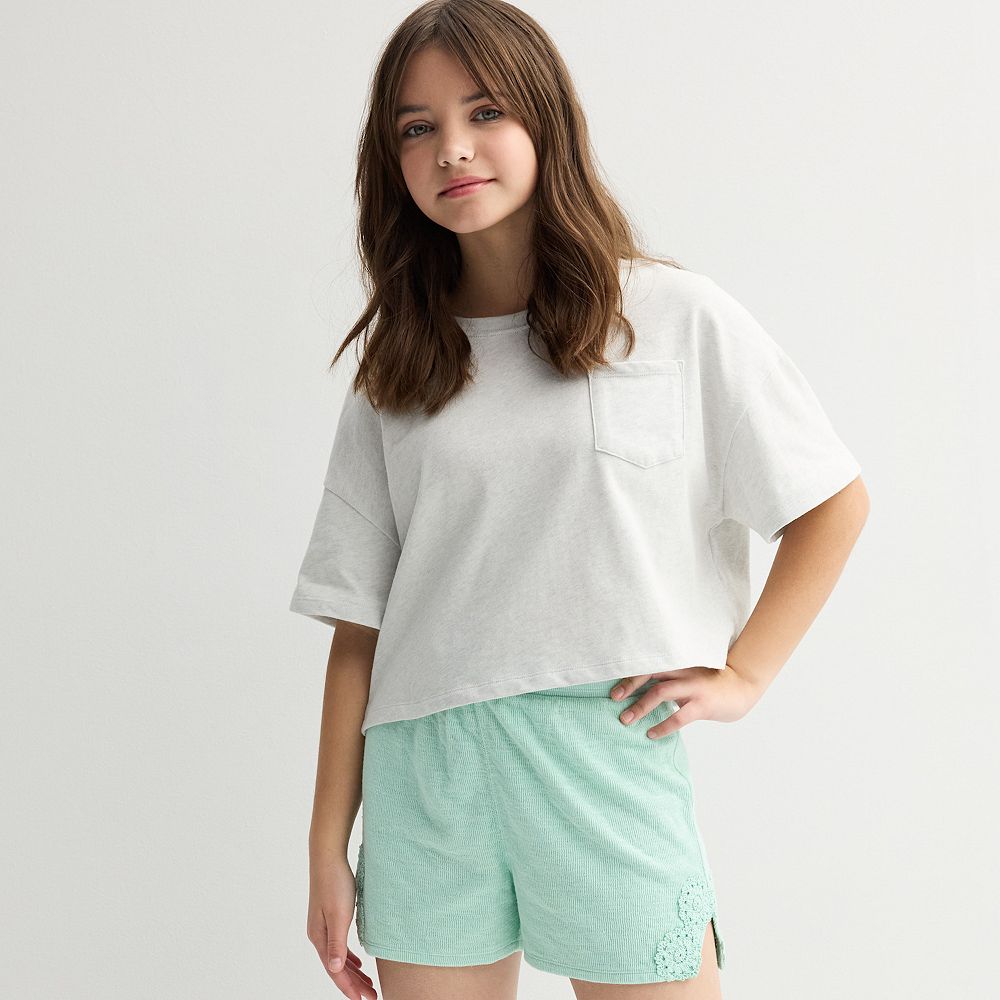 Girls 7-16 Limited Too Pocket Graphic Tee