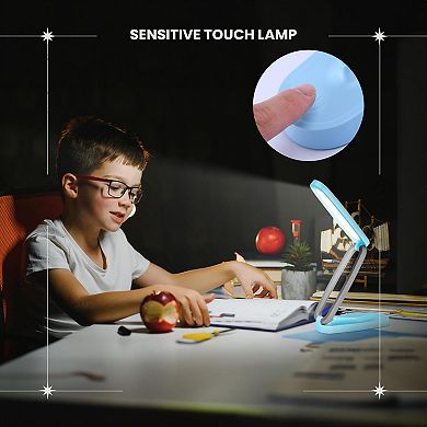 Foldable Desk Lamp, Sensitive Touch Lamp With Color And Brightness Control