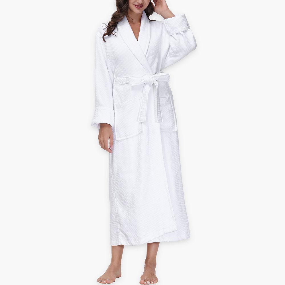 Women's INK+IVY Diamond Waffle-Knit Texture Robe