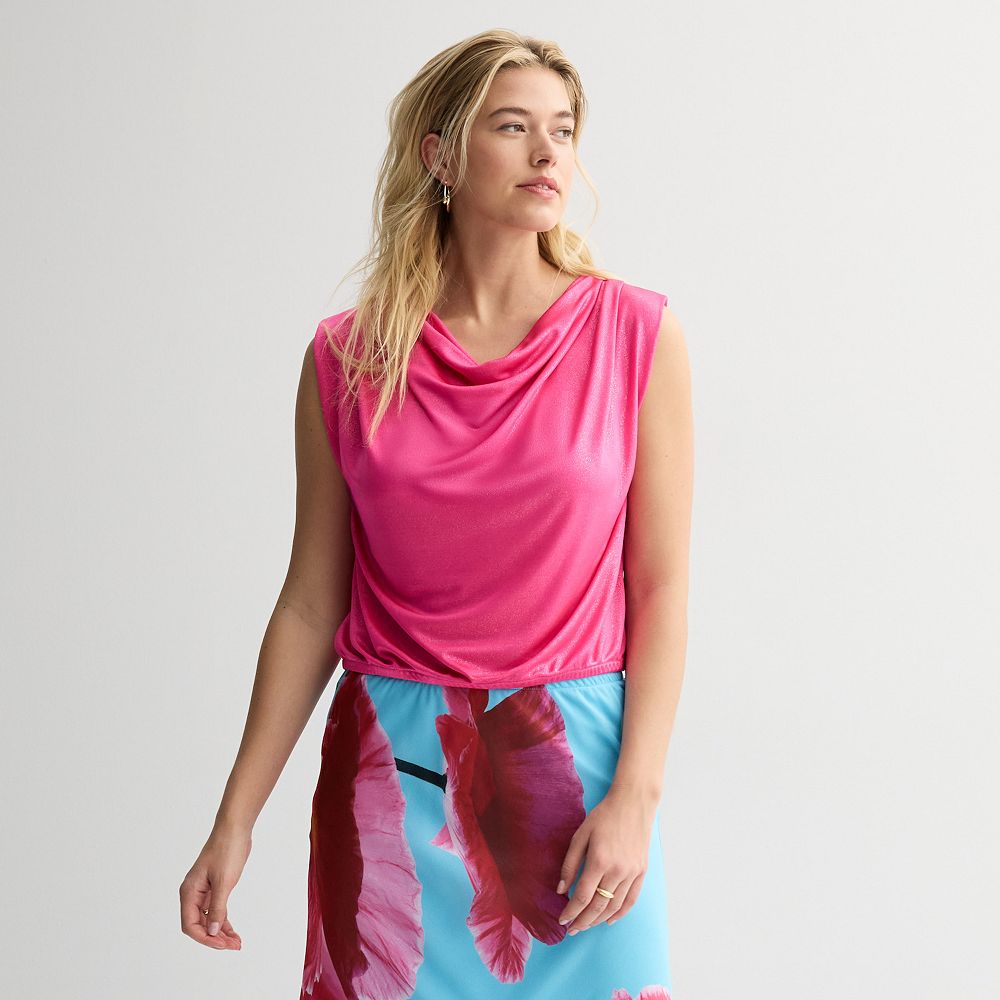 Women's INTEMPO™ Cowl Neck Muscle Tank Top