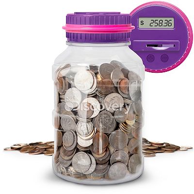 Coin jar counter store
