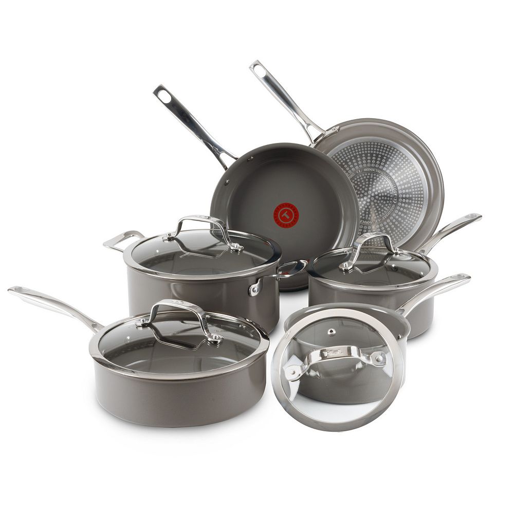 T-Fal Ceramic Excellence 10-pc. Nonstick Cookware Set