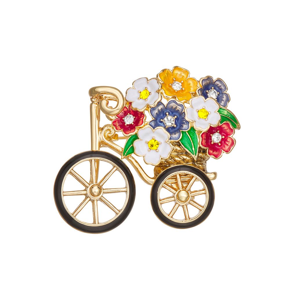 Napier Gold Pin Flower Bike Pin