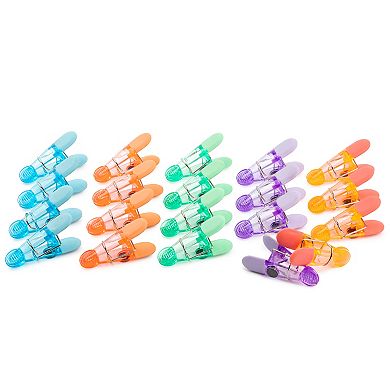 Core Kitchen 20-Piece Rainbow Bag Clips