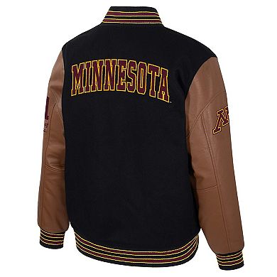 Men's Letterman Full-Snap Varsity Jacket