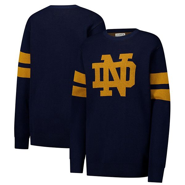 Unisex Uscape Apparel Navy Notre Dame Fighting Irish Renew Knit Vintage ...