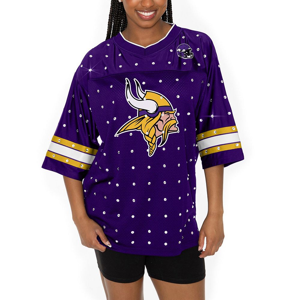 Women's Gameday Couture Purple Minnesota Vikings All-Over Rhinestone ...