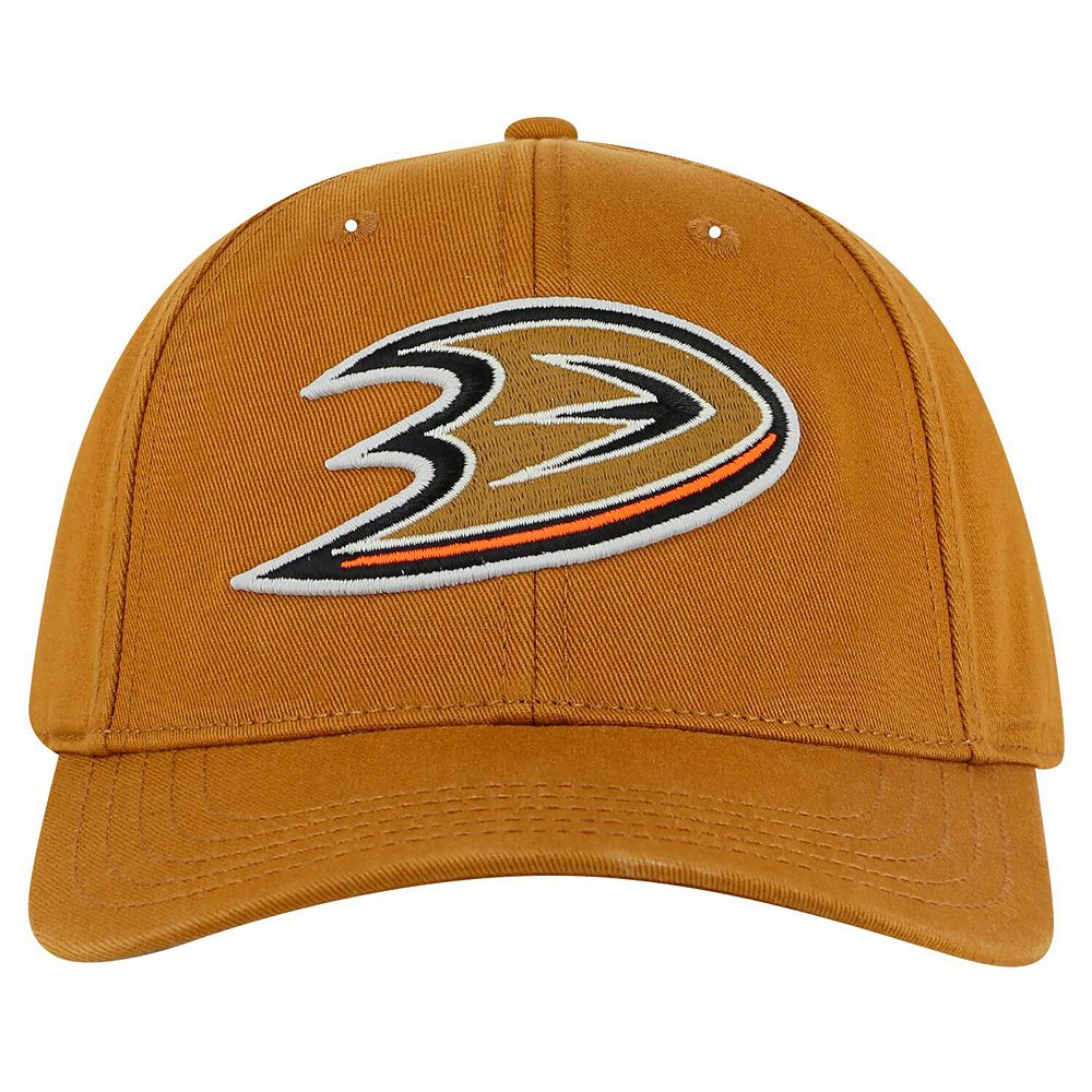 Men's American Needle Tan Anaheim Ducks Hepcat Washed Twill Adjustable Hat
