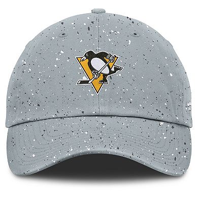 Women's Fanatics Gray Pittsburgh Penguins Heritage Snow Day Speckle ...