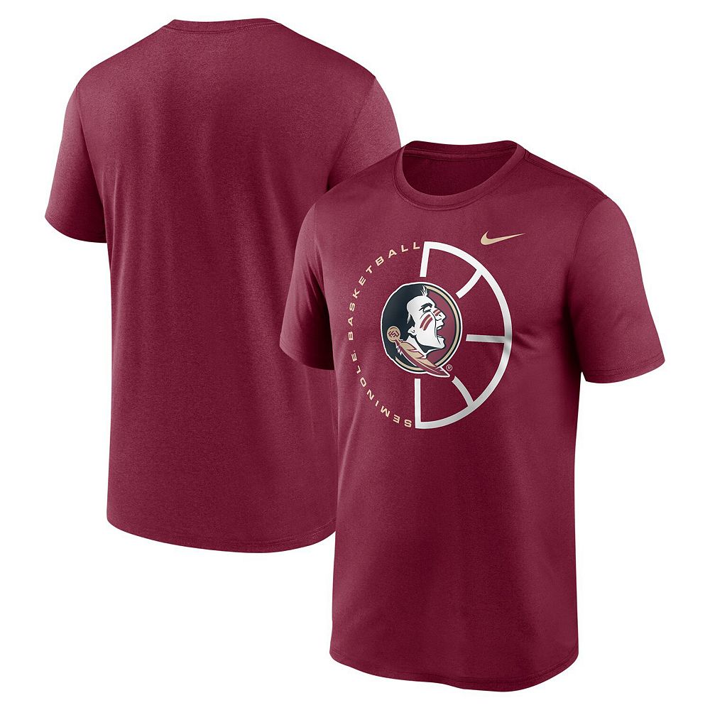 Men's Nike Garnet Florida State Seminoles Legend Basketball Icon ...