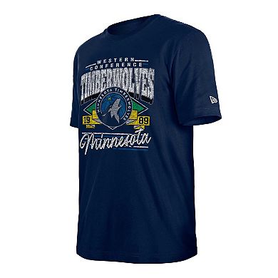 Men's New Era Navy Minnesota Timberwolves Sport Classics T-Shirt