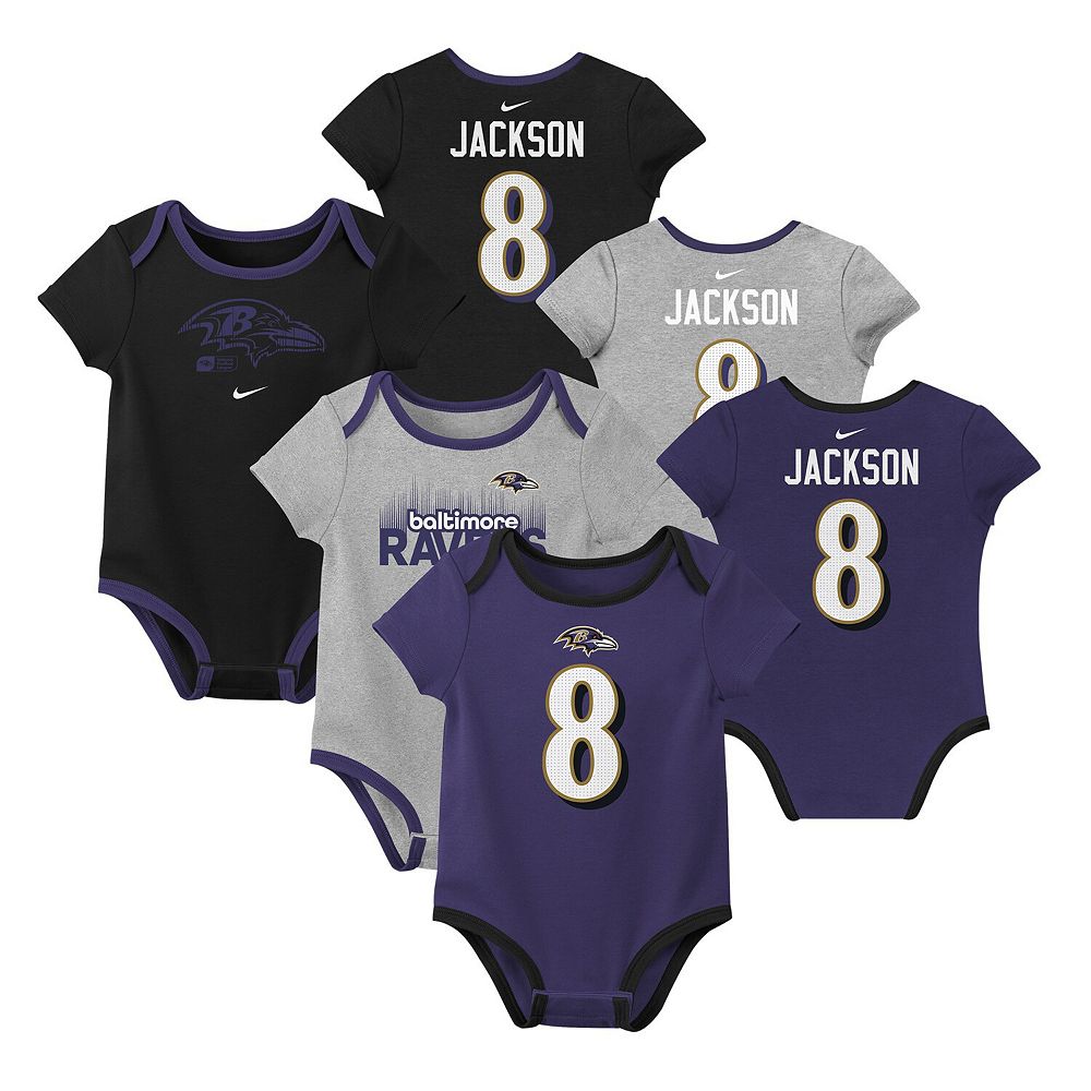 Newborn & Infant Nike Lamar Jackson Baltimore Ravens Name & Number 3 ...