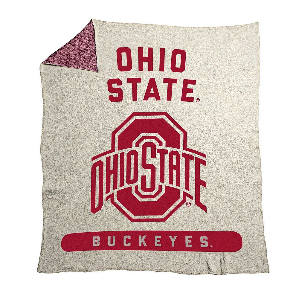 "Ohio State Buckeyes 50"" x 60"" Luxe Dreams Throw Blanket"
