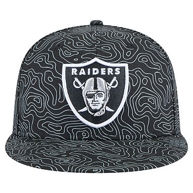 Men's New Era Black Las Vegas Raiders Geo 59FIFTY Fitted Hat