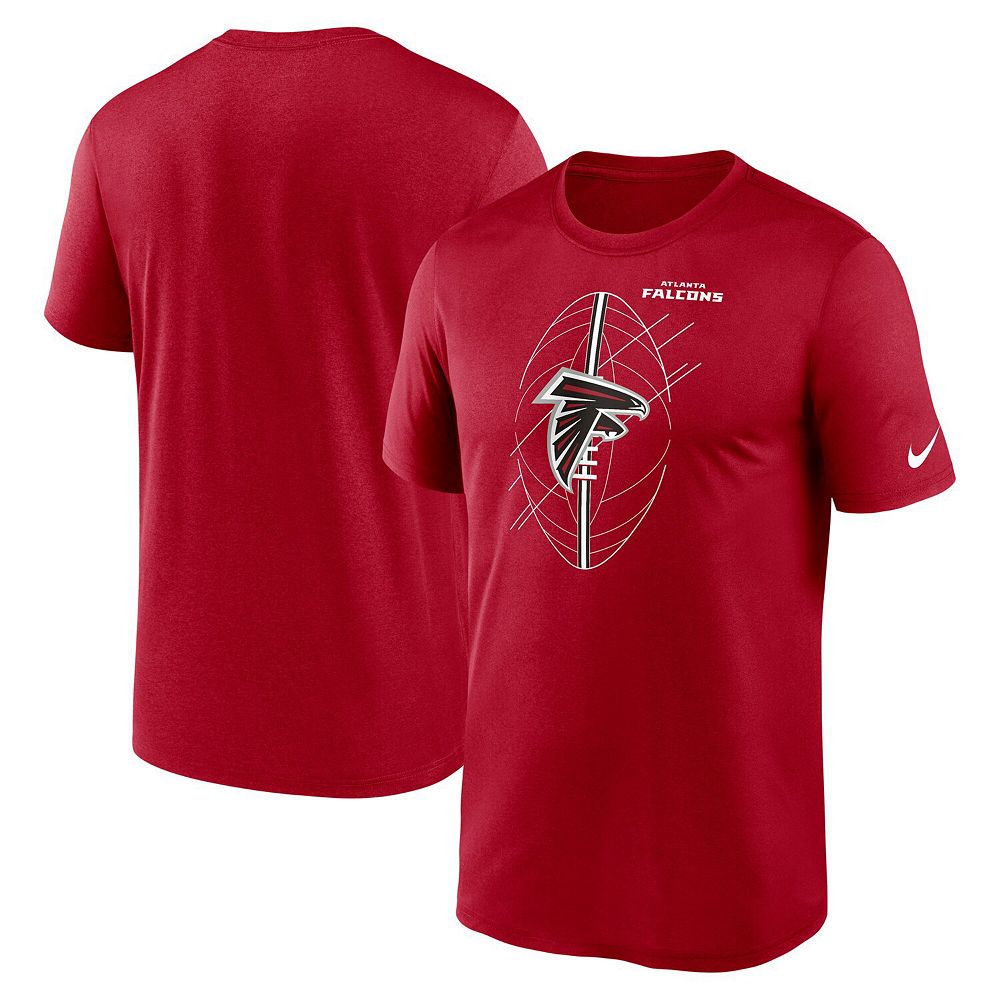 Men's Nike Red Atlanta Falcons Big & Tall Legend Icon Performance T-Shirt
