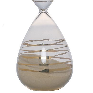 Doug Set Of 3 Decorative 60 Minute Hourglass Accent Decor, Colored Sand