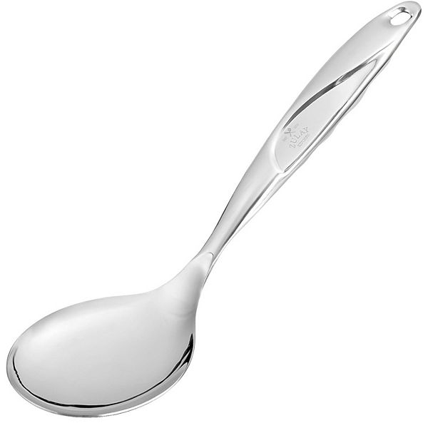 Zulay Kitchen Stainless Steel Serving Spoon - Large Cooking Spoon