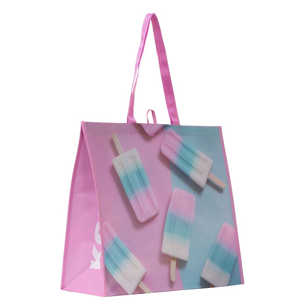Popsicles Large Reusable Tote Shopping Bag