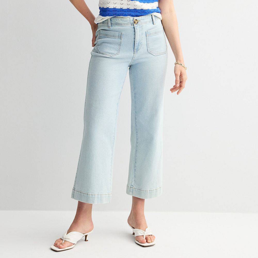 Women's Draper James Wide Leg Crop Pants