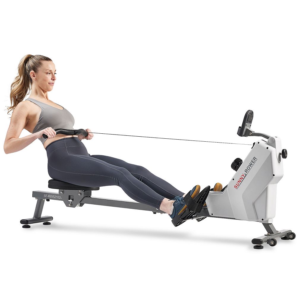 Sunny Health & Fitness Smart Compact Magnetic Rowing Machine