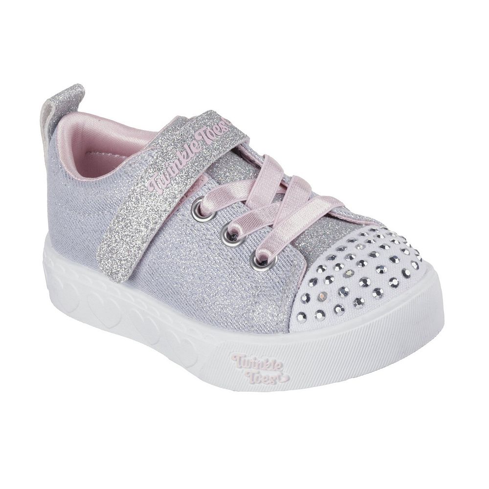 Skechers Twinkle Toes® Heart Steps Shimmer Sweetie Toddler Girls' Light ...