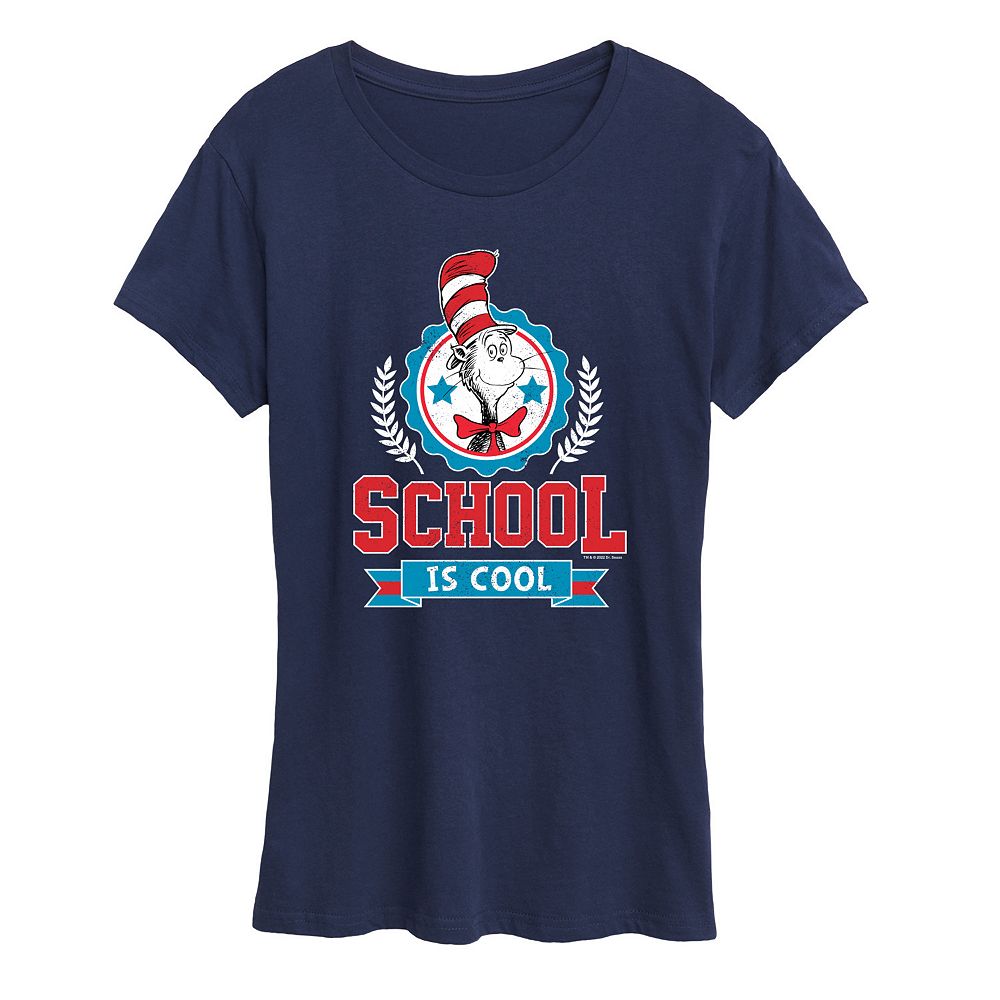 Women's Dr. Seuss School Is Cool Graphic Tee