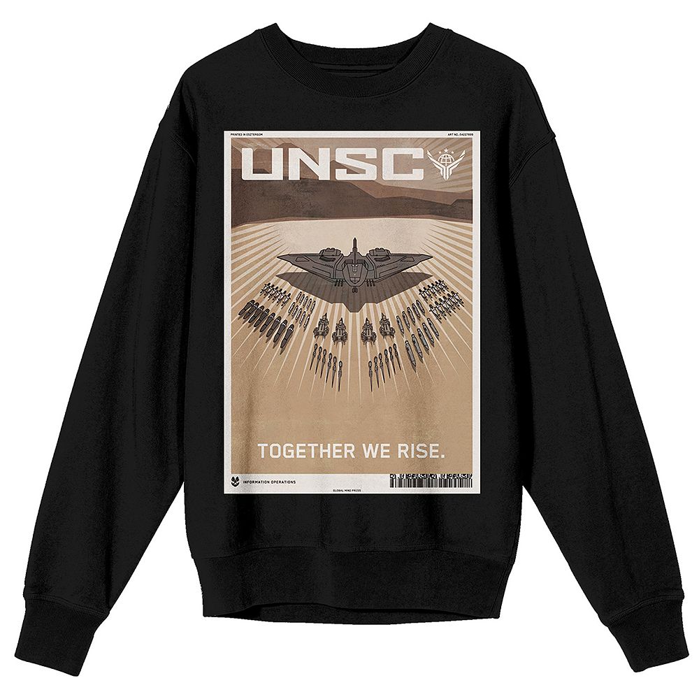 Men's Halo Together We Rise UNSC Long Sleeve Graphic Tee