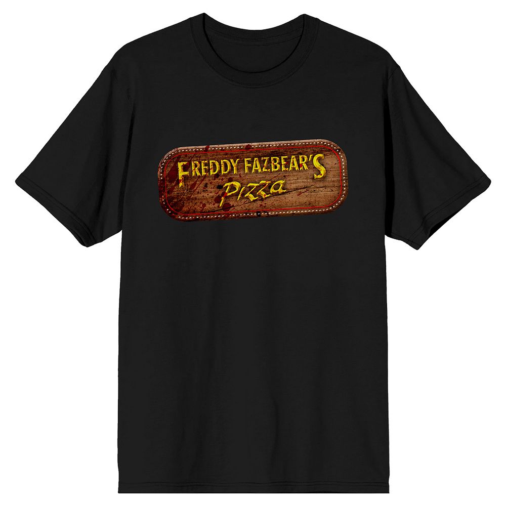Men's Five Nights At Freddy's Fazbear's Pizza Sign Graphic Tee