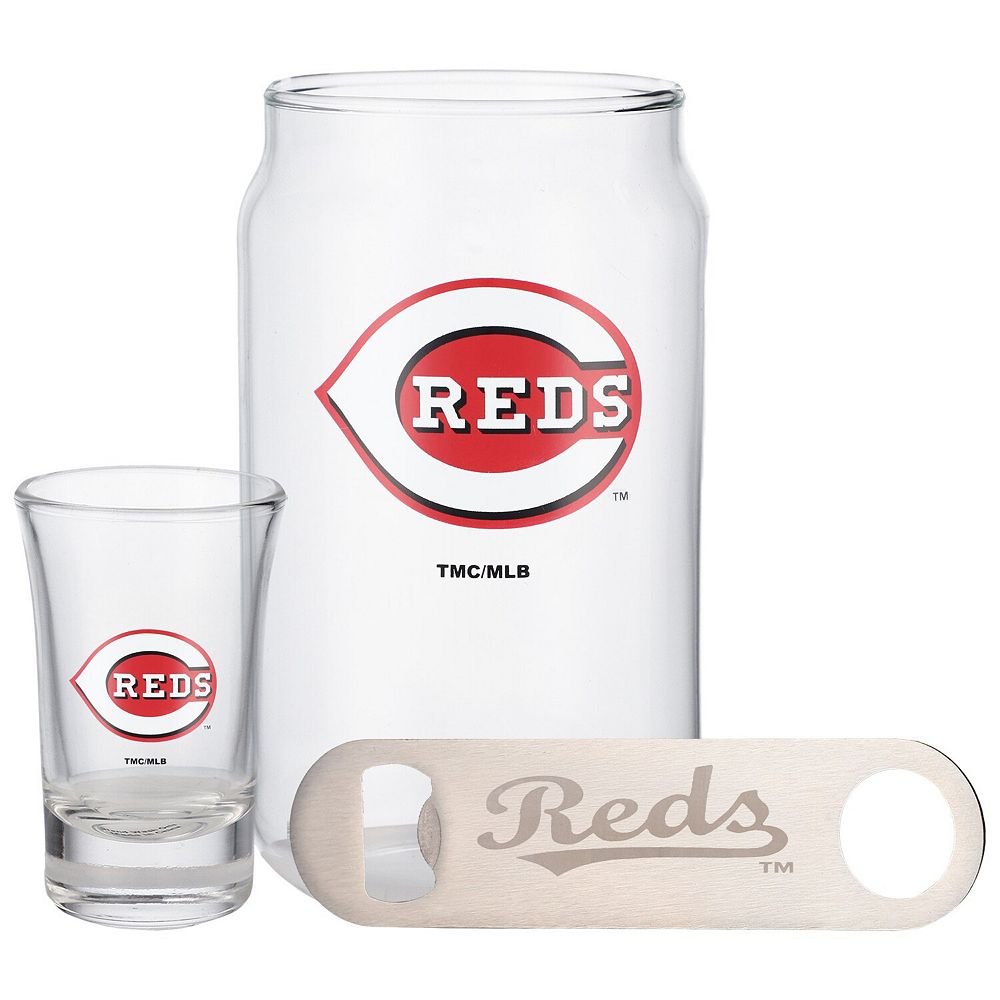 The Memory Company Cincinnati Reds Three-Pack Beer Glass, 2oz. Shot ...