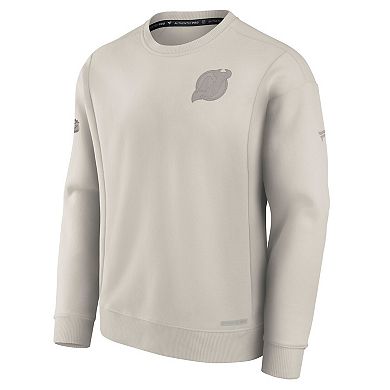 Men's Fanatics Cream New Jersey Devils Authentic Pro Road Fleece ...