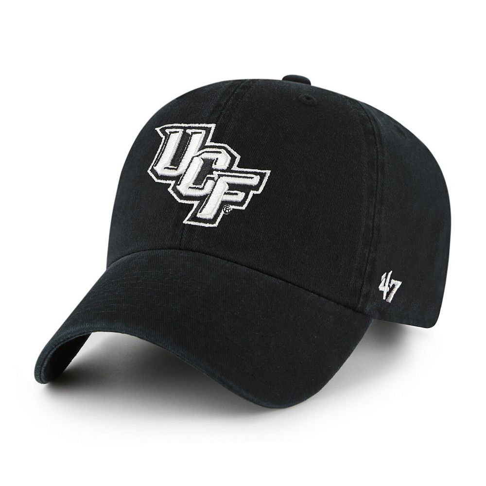 Men's '47 Black UCF Knights Clean Up Adjustable Hat