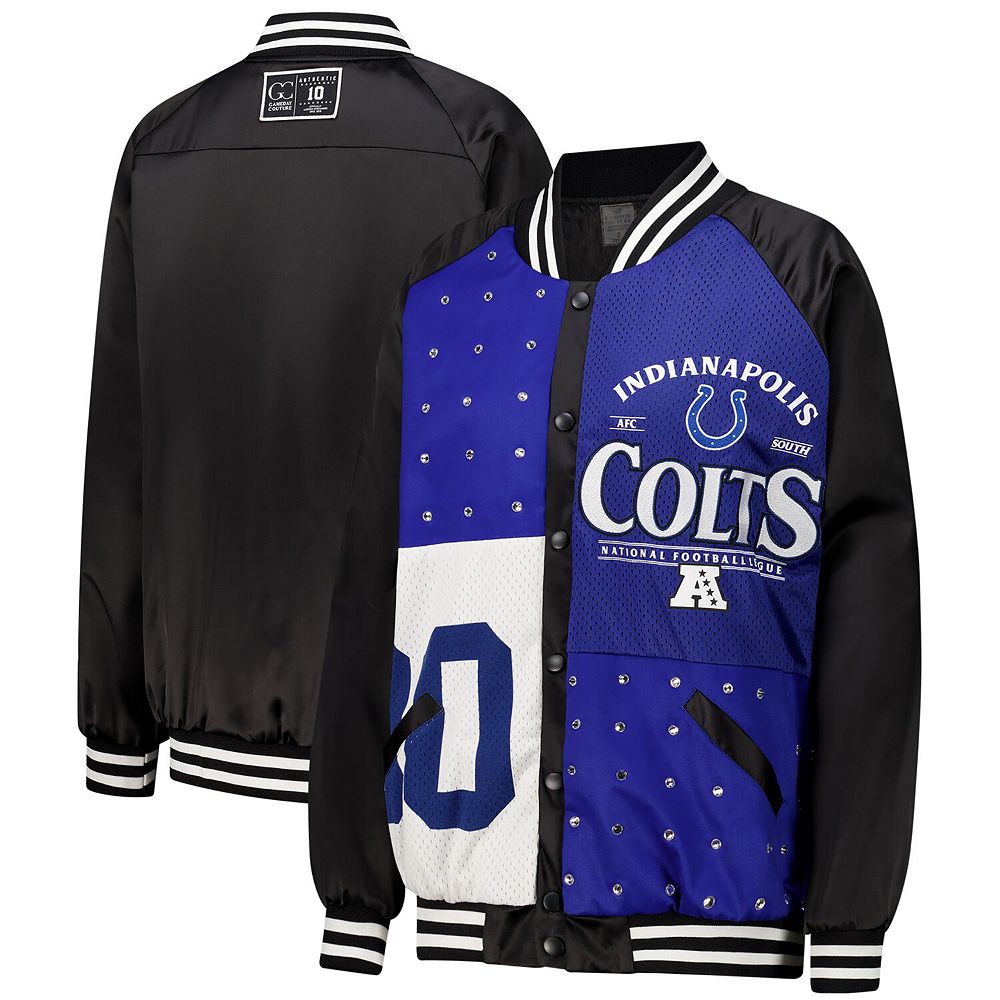 Women's Gameday Couture Black/Royal Indianapolis Colts Oversized Hot ...