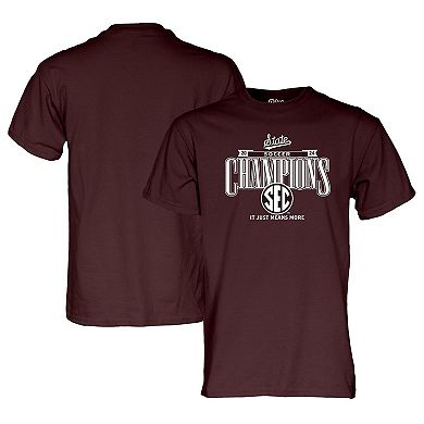 Unisex Blue 84 Maroon Mississippi State Bulldogs 2024 SEC Women's Soccer Regular Season ...