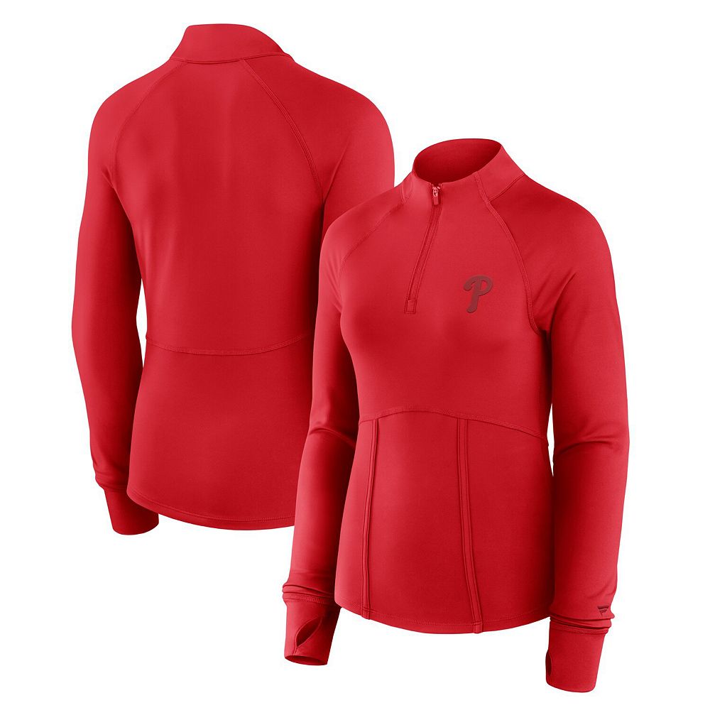 Women's Fanatics Red Philadelphia Phillies Elements Raglan Tri-Blend ...