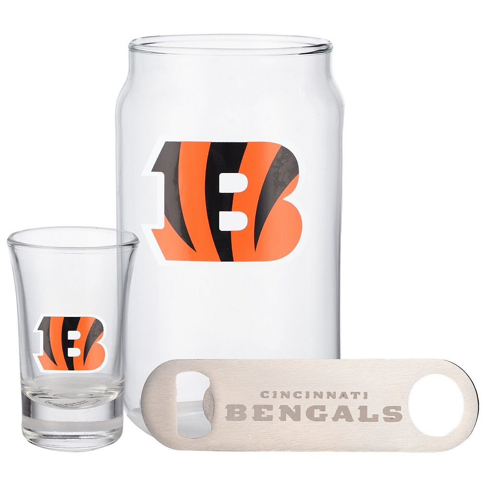 "The Memory Company Cincinnati Bengals Three-Pack Beer Glass, 2oz. Shot ...