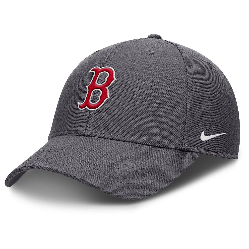 Men's Nike Gray Boston Red Sox Club Performance Adjustable Hat